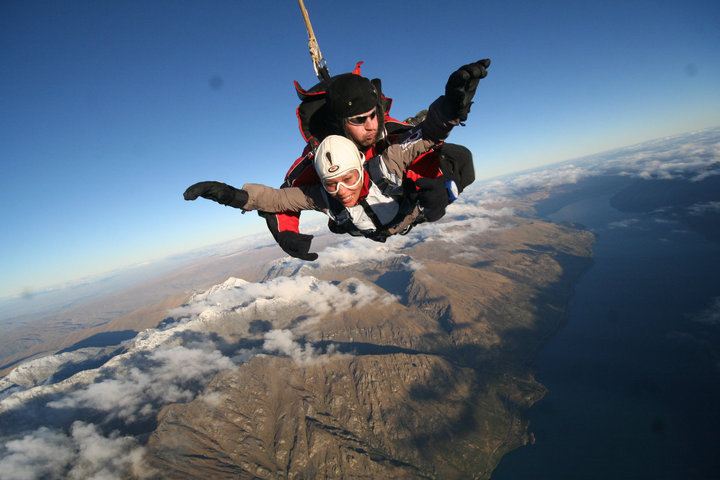 Freefalling in New Zealand