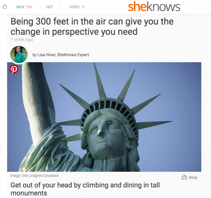 SheKnows: If You Change Your Altitude, Will it Improve Your Attitude?