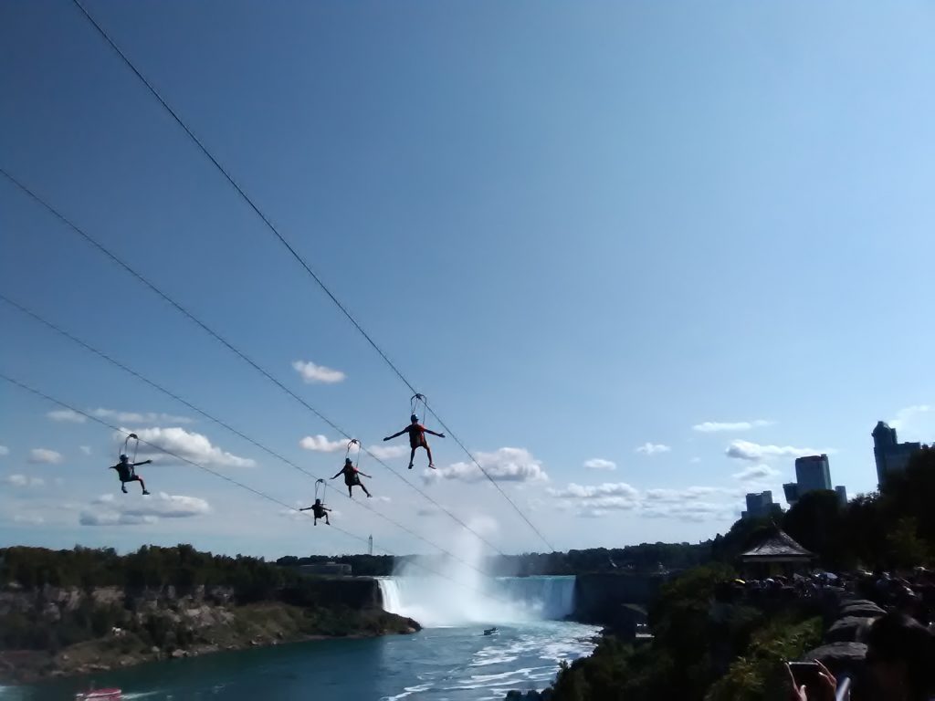 Ziplining Niagara falls, Canada - We Said Go Travel