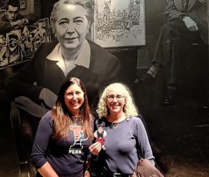 Taking Flat Ben, the Penn Quaker, out on the town!