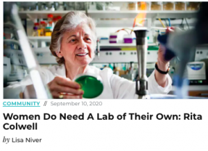 Women Do Need A Lab of Their Own with Rita Colwell