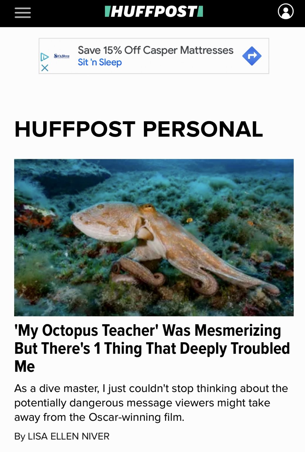 Thanks HuffPost & 500K: Niver's News: Feb 2022