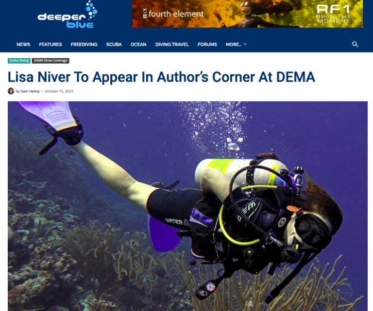 Meet me at Author's Corner in New Orleans at DEMA 2023