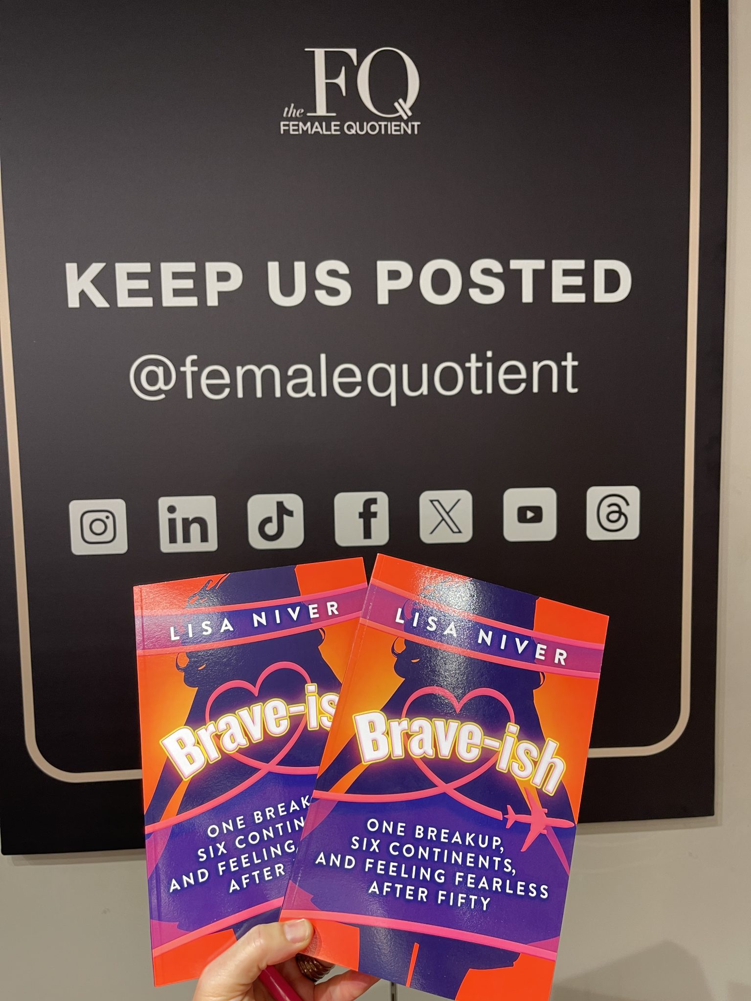 Brave-ish at AdWeek NYC 2023 Book"she"lf!