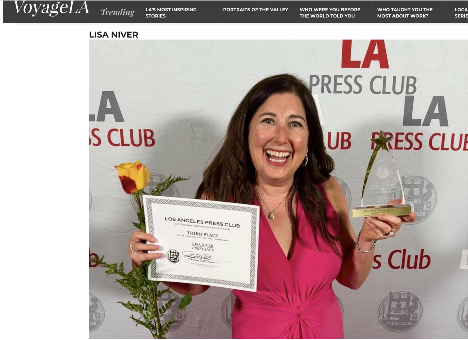 Voyage LA: Meet Lisa Niver
